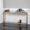 Uttermost Hayley Gold Console Table - Contemporary - Console Tables - by ALCOVE LIGHTING | Houzz