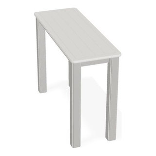 10" x 27" Marine Grade Aluminum Outdoor End Table - Transitional ...