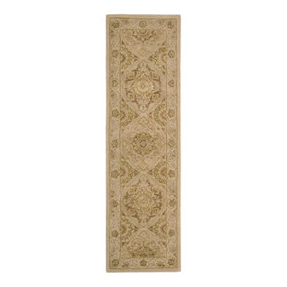 Nourison Nourison 3000 Beige Area Rug, 2'6"x4'2", 5'6" x 8'6 ...