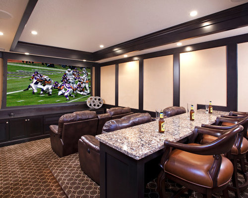 Home Theater Seating Platform | Houzz