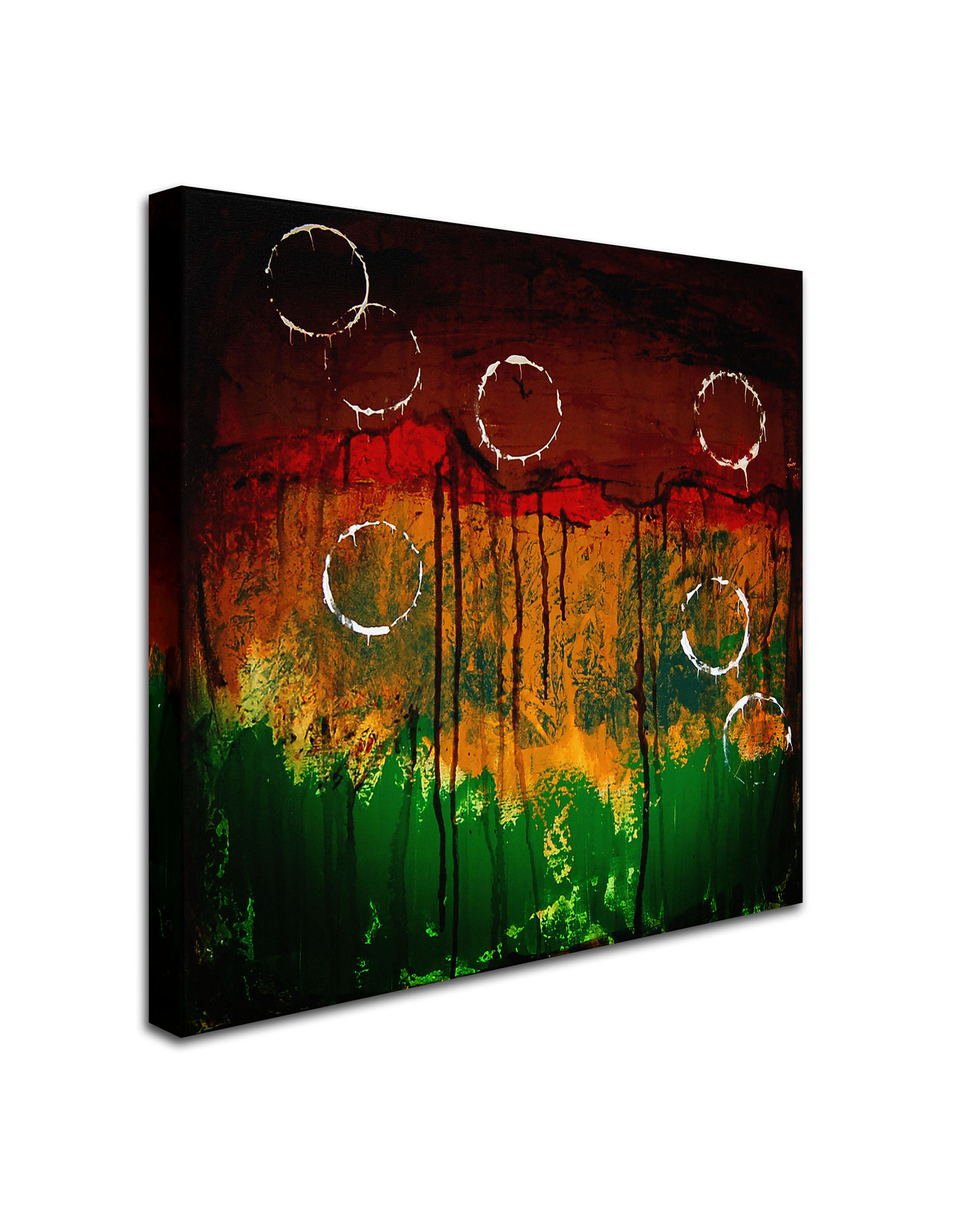 'The Ridges' Canvas Art by Nicole Dietz, 18" x 18" - Traditional ...