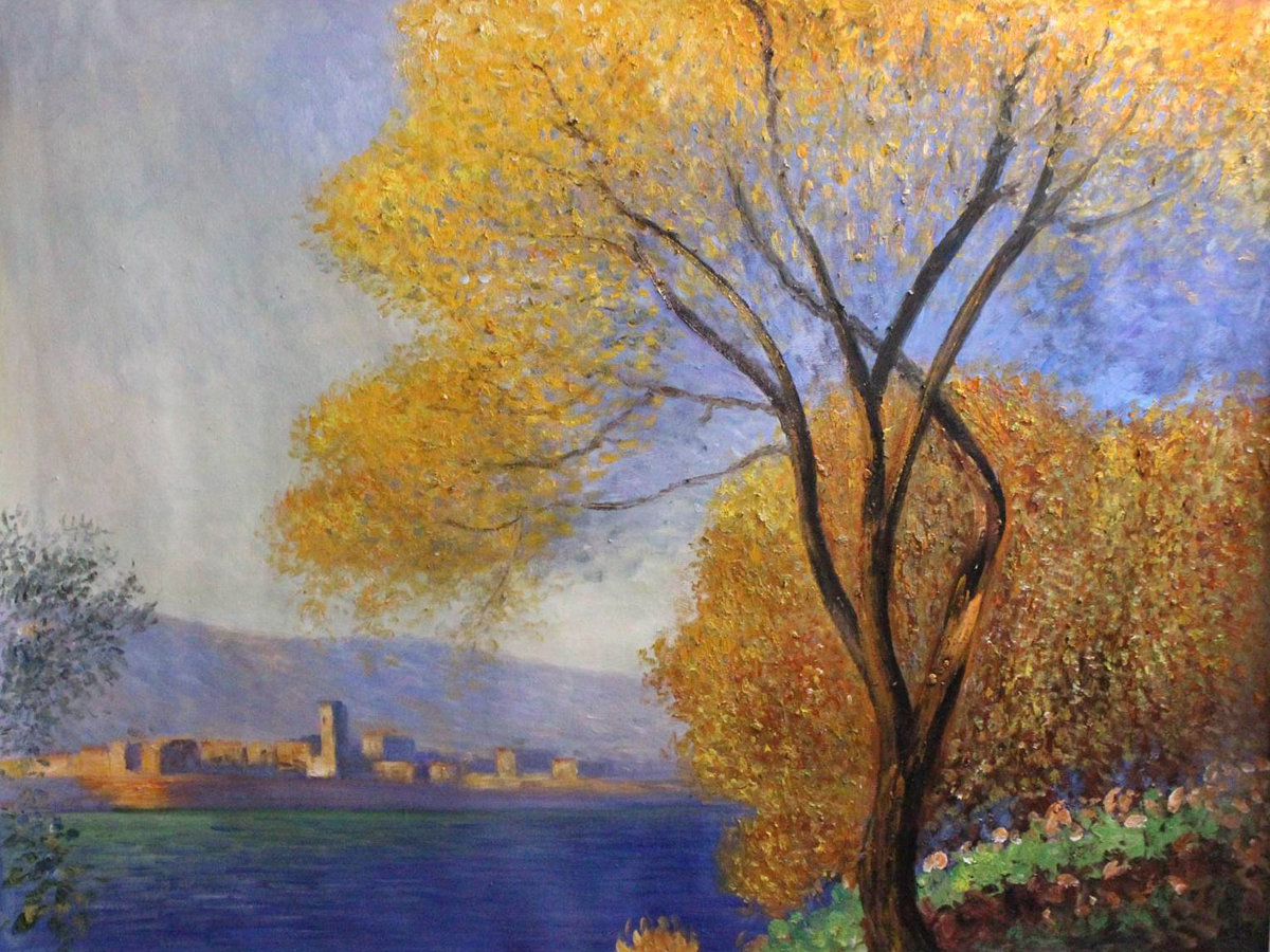 Monet - Antibes, View of Salis, 36X48 - Modern - Paintings - by ...