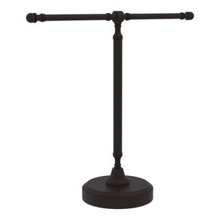 Allied Brass Vanity Top 2 Arm Guest Towel Holder - Traditional - Towel ...