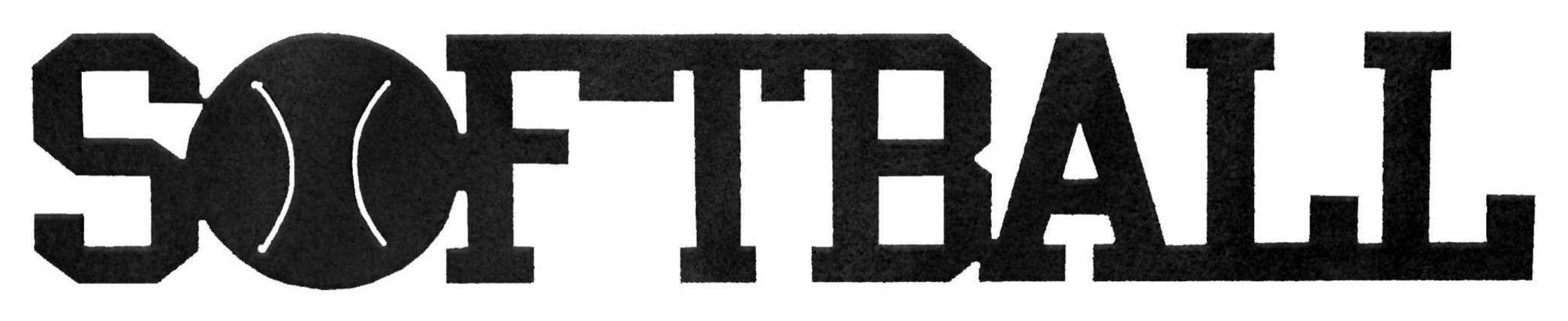 Softball Word - Contemporary - Novelty Signs - by User | Houzz