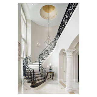 Classic French - French Country - Staircase - Houston - by Morning Star ...