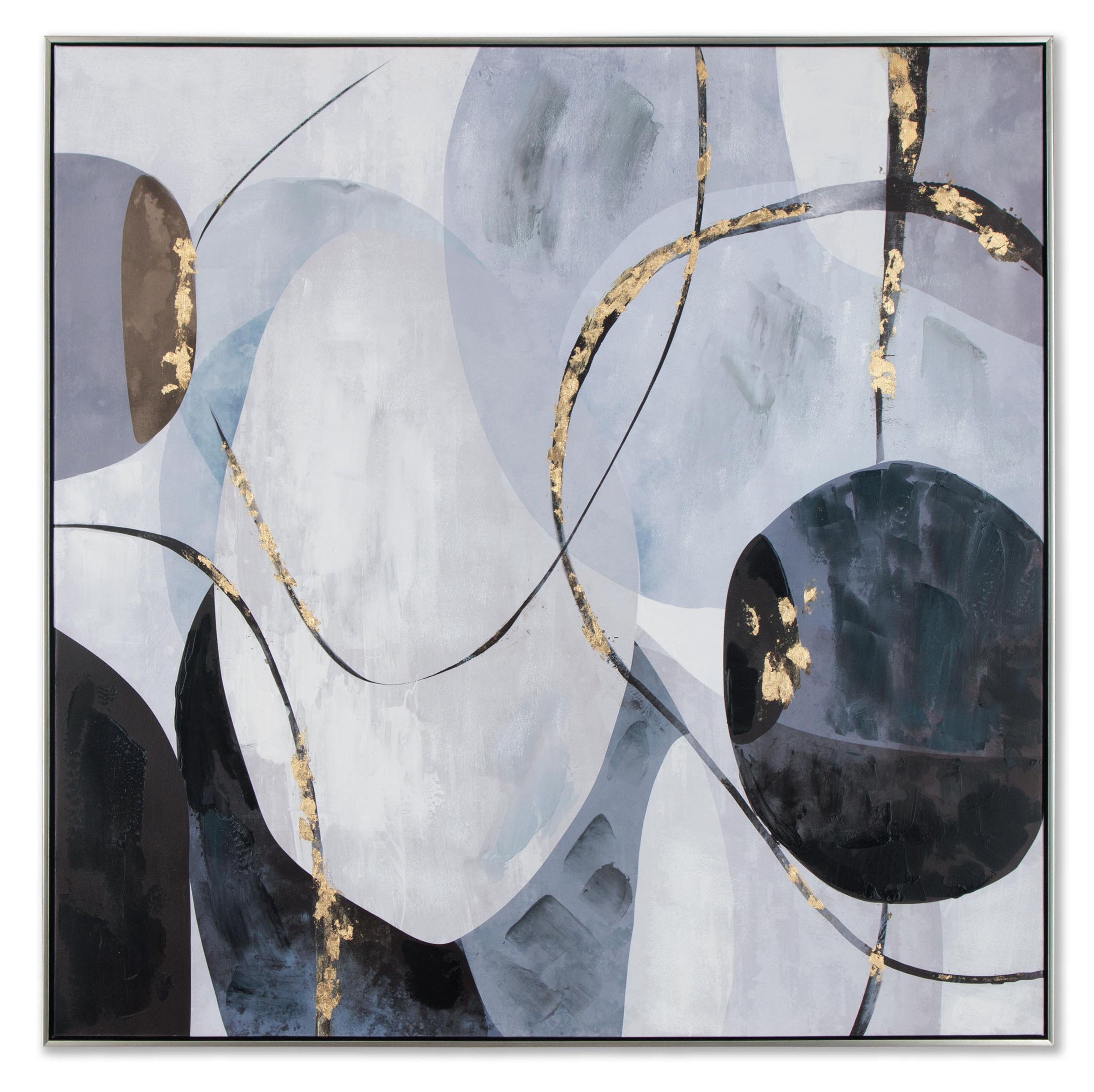 Graphite Framed Canvas - Contemporary - Prints And Posters - by Gild ...