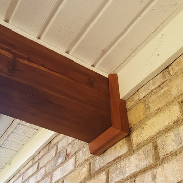 Cedar Wrapped Columns Ideas - Photos & Ideas | Houzz