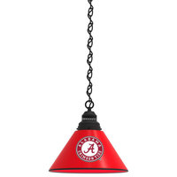 Holland University of Alabama Script A Pendant Light - Black Fixture ...