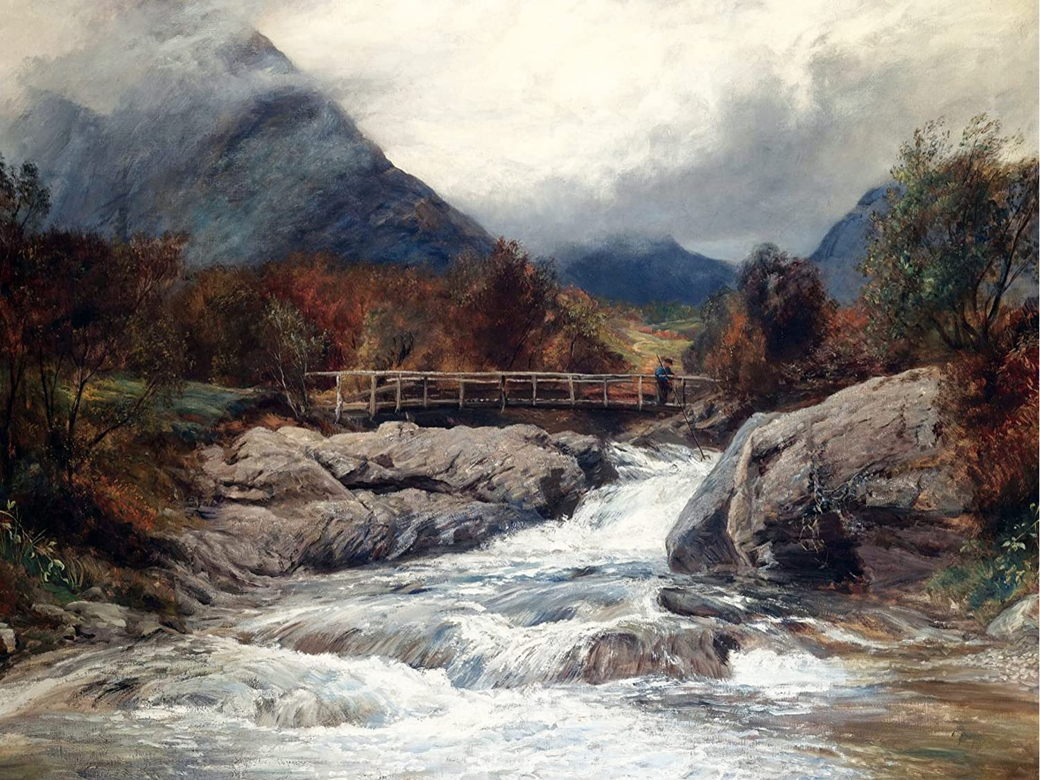 Tile Mural River rapids water trees mountains Backsplash, Ceramic ...