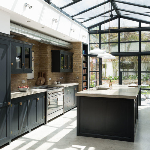 An atrium Kitchen