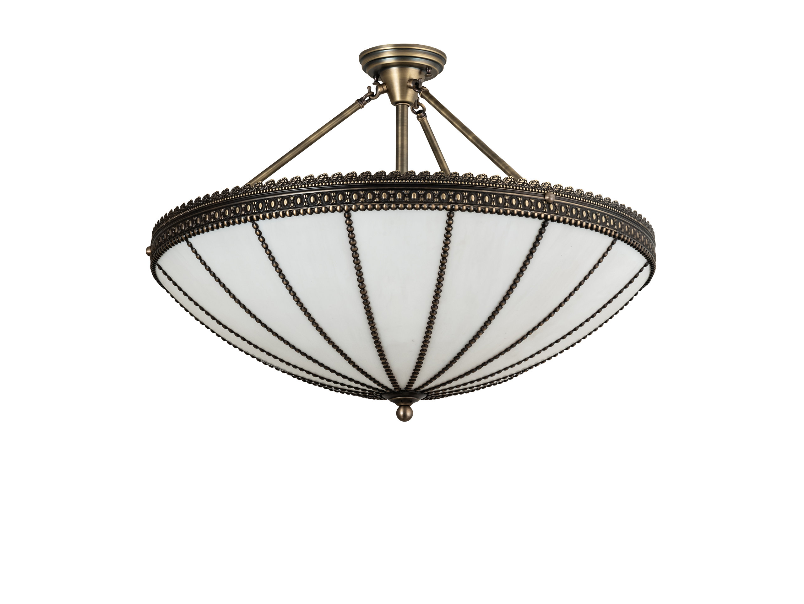 30" Wide Shansky Semi-flushmount - Mediterranean - Flush-mount Ceiling ...