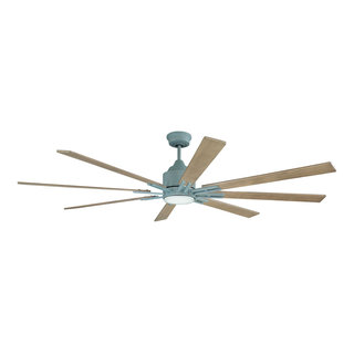 70" Fleming Ceiling Fan in Aged Galvanized - Ceiling Fans - by PARMA ...