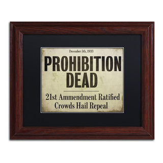 Color Bakery 'Prohibition' Art, 14"x11" - Traditional - Prints And ...
