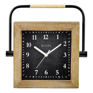 Bulova Clocks B8903 The Watchman - Farmhouse - Desk And Mantel Clocks ...