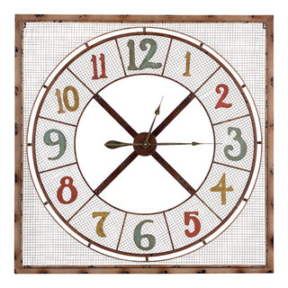 Maxwell Wall Clock - Industrial - Wall Clocks - by HedgeApple | Houzz