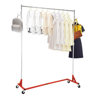 Z Rack Adjustable Height Rolling Garment Rack, 23.62x62.99x70.87 in ...