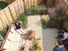 Help! Small triangular garden design layout | Houzz UK