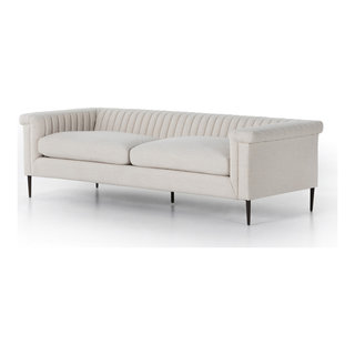Watson Sofa, 93", Cambric Ivory - Midcentury - Sofas - by Four Hands ...