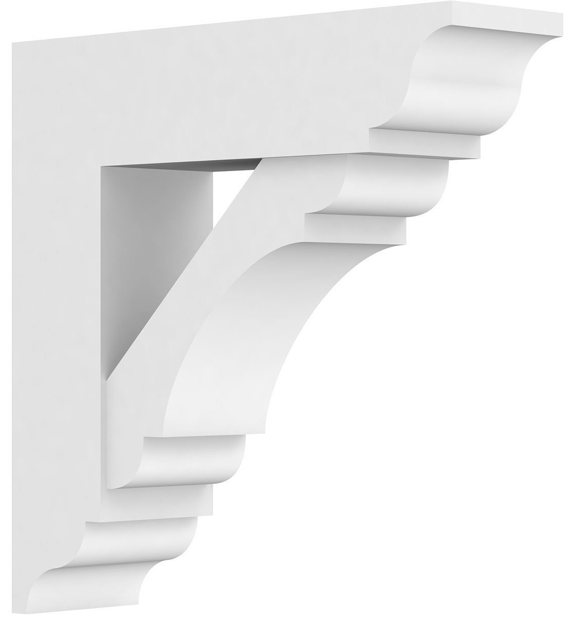 Standard Olympic Architectural Grade PVC Bracket with Traditional Ends ...