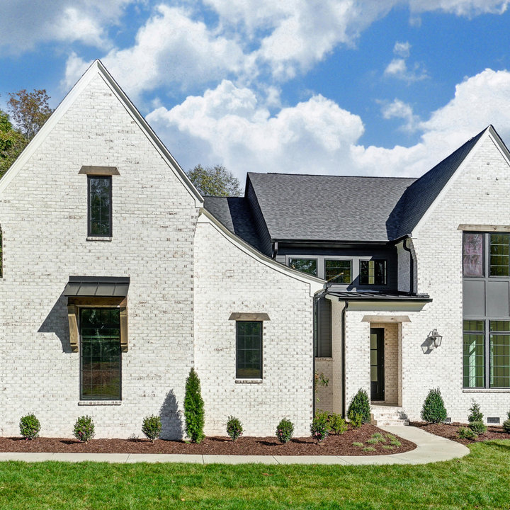 75 Painted Brick Exterior Home Ideas You'll Love - May, 2026 | Houzz