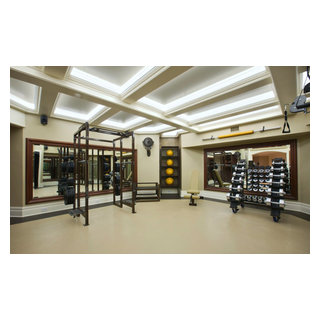 Custom 2 Room Gym Project - Traditional - Home Gym - New York - by IRON ...
