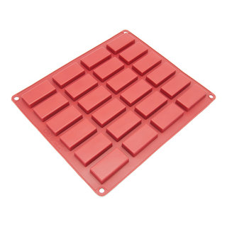 Freshware 24-Cavity Silicone Financier Mold - Modern - Candy And ...