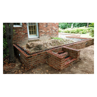Foundation, Brick Skirt & 2 Sets of Steps - Exterior - Other - by Boyd ...
