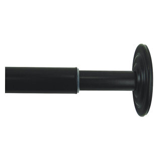 Versailles 1/2" Mini Tension Rod Set, 36"x54" Brushed Nickel ...