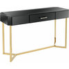 Black and Gold Console Table - Contemporary - Console Tables - by ...