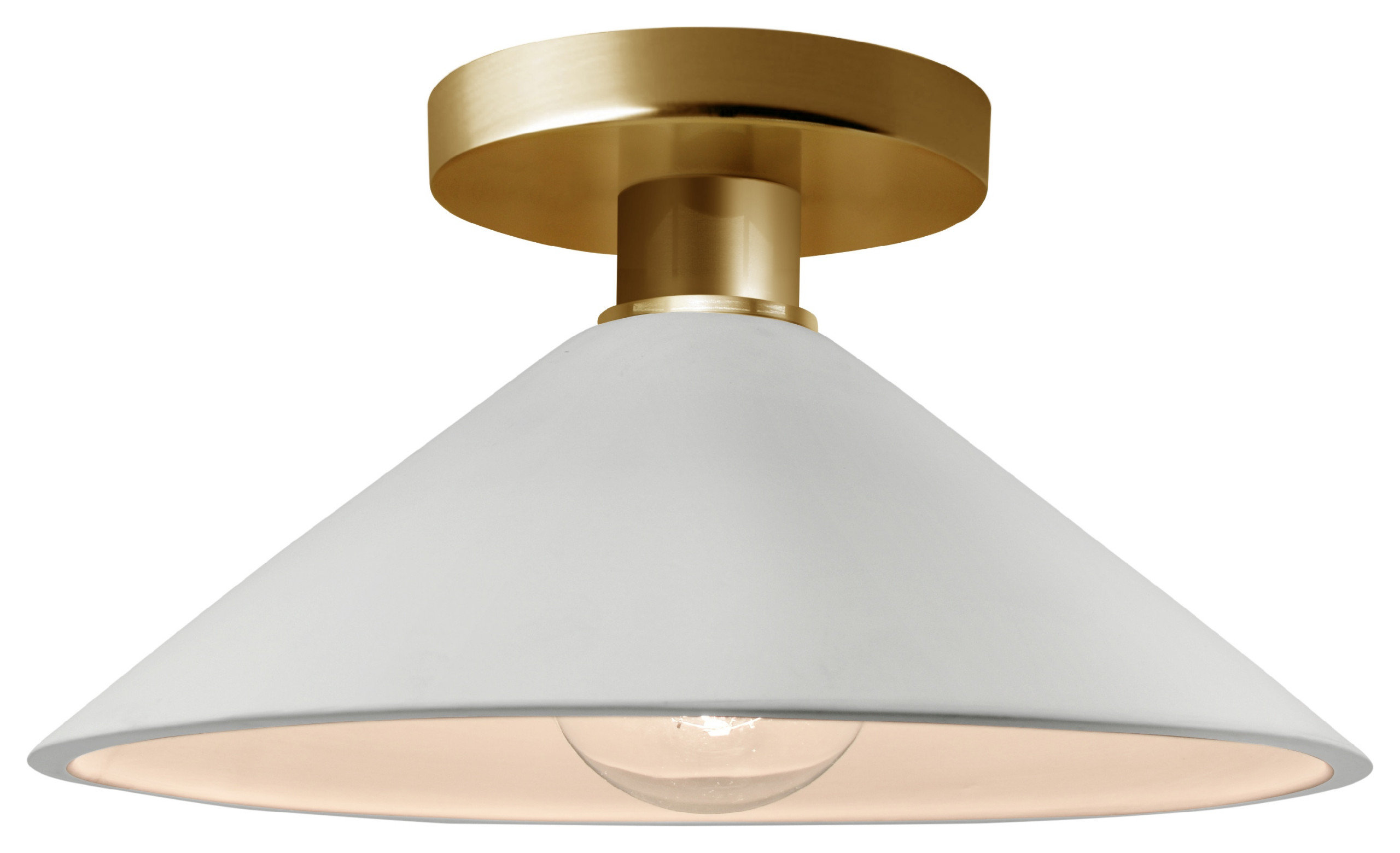 Radiance-Flare Semi-Flush - Transitional - Flush-mount Ceiling Lighting ...