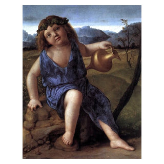 Giovanni Bellini Young Bacchus, 21"x28" Wall Decal Print, 21x28 ...