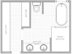 water closet layout