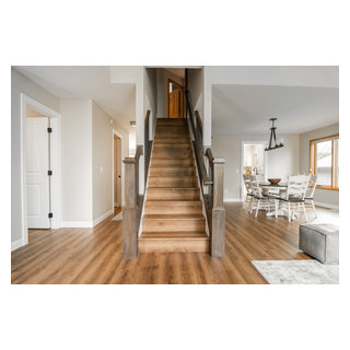 Maple Grove Kitchen - Staircase - Minneapolis - by Pinnacle Design ...