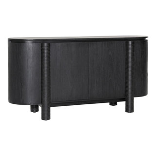 Starlight 63" Wide Sideboard, Black - Transitional - Buffets And ...