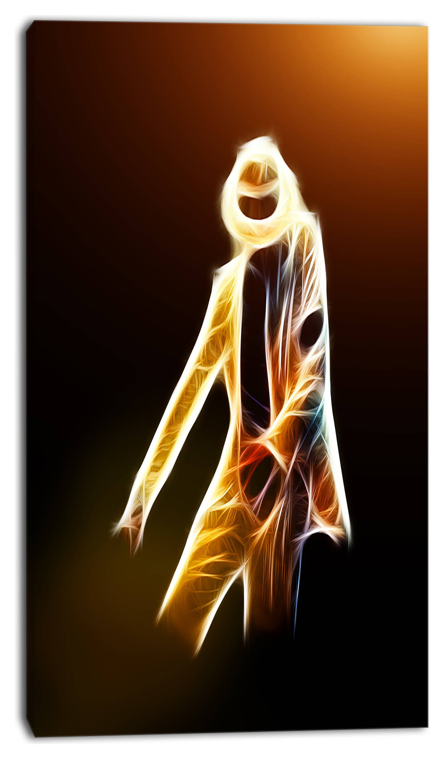 Moonwalker in Dance Style, Modern Portrait Canvas Art, 16"x32 ...