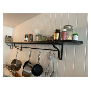 Modern Table and Shelves done with Silestone Et.Noir - Modern - London ...