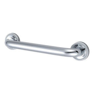 Kingston Brass 18" X 1-1/4" OD Decorative Grab Bar, 18" - Transitional ...