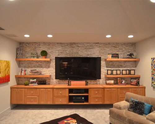 Basement Tv Wall | Houzz
