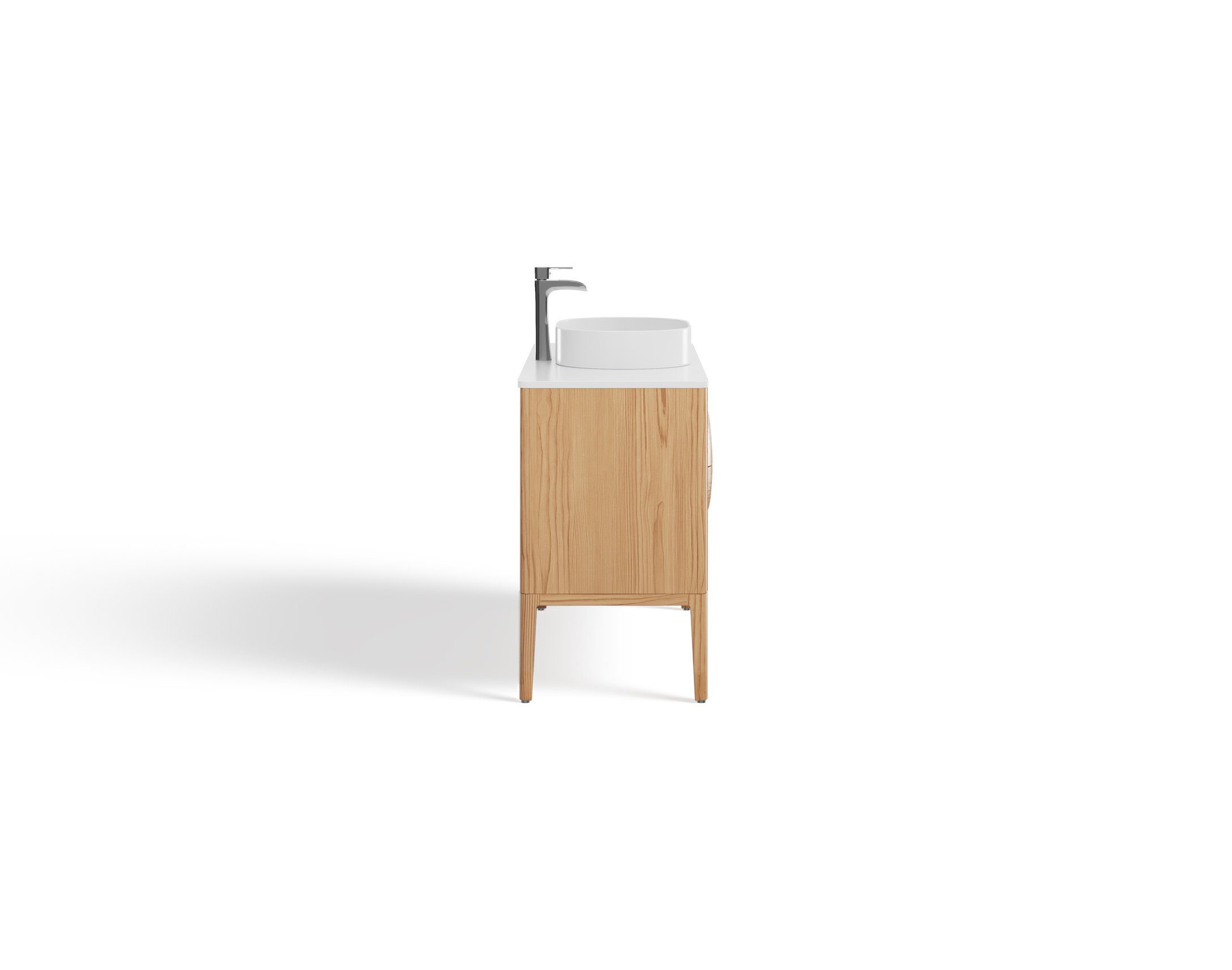 Colmar Bath Vanity, 48" - Midcentury - Bathroom Vanities And Sink ...