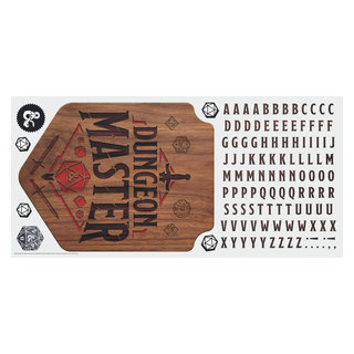 Dungeons & Dragons Dungeon Master Giant Peel & Stick Wall Decal With ...
