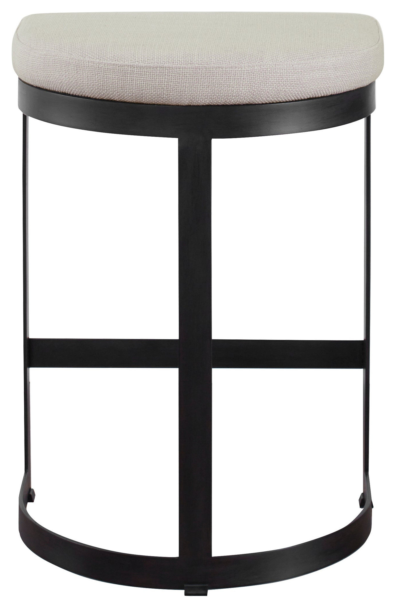 Uttermost Ivanna Black Iron Counter Stool - Transitional - Bar Stools ...