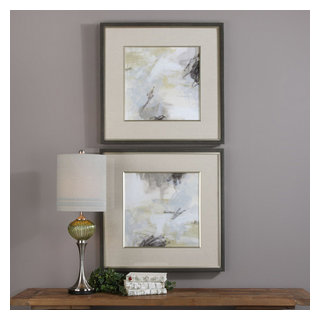 Uttermost Abstract Vistas Framed Prints Set of 2 - Contemporary ...