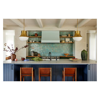 Playful Patterned SoCal - Beach Style - Kitchen - Orange County - by ...