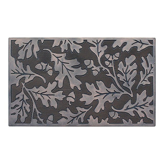 Leaves Rubber Pin Mat, Copper Hand Finished, Heavy Duty Doormat, 18"x30 ...