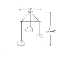 Chandelier Lighting - Double Cut Boomerang - Contemporary - Chandeliers ...
