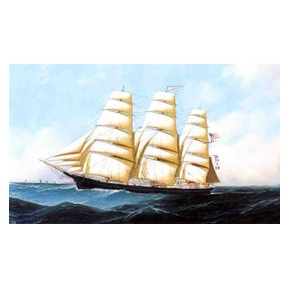 Antonio Jacobsen The Clipper Ship -Triumphant- Wall Decal Print, 18x27 ...