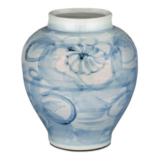 Ming-Style Countryside Medium Preserve Pot - Asian - Indoor Pots And ...