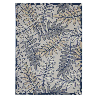 Nourison Aloha Tropical Rug, 9'x12' - Tropical - Outdoor Rugs - by ...