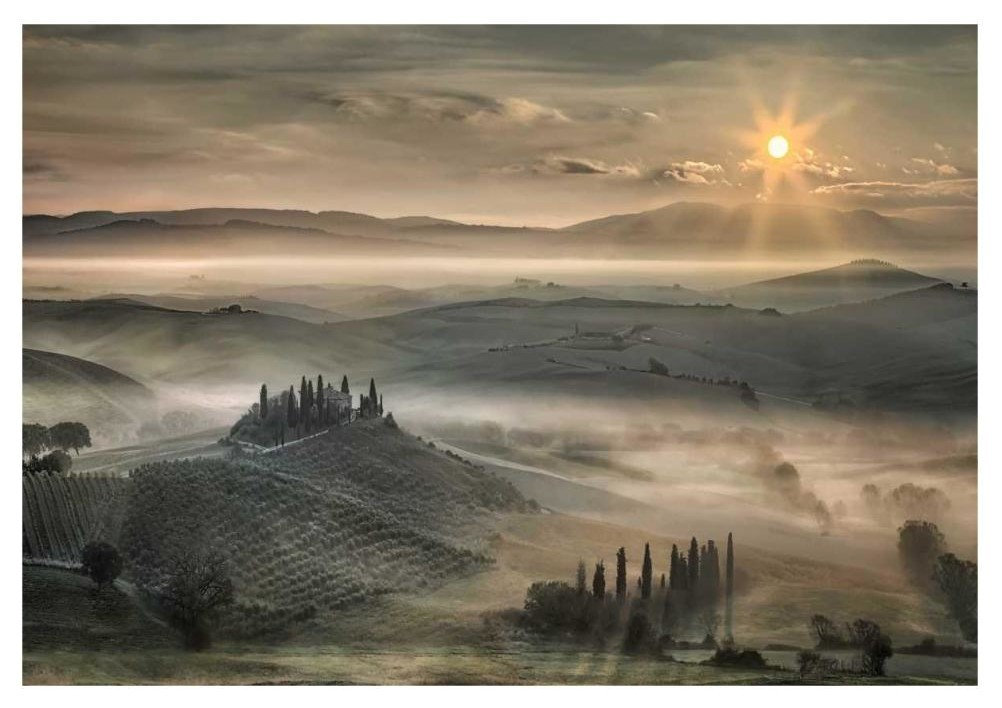"Tuscan Morning" Digital Paper Print by Christian Schweiger, 24"x17 ...
