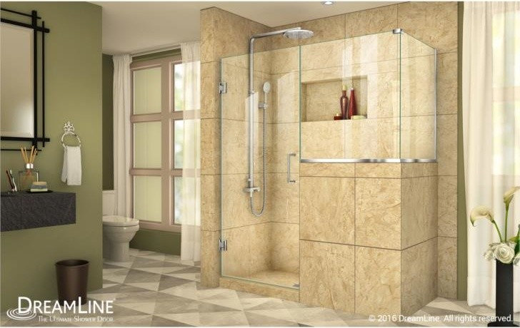 DreamLine 53" to 60"x36 3/8" 40" 72" Hinged Shower Enclosure ...